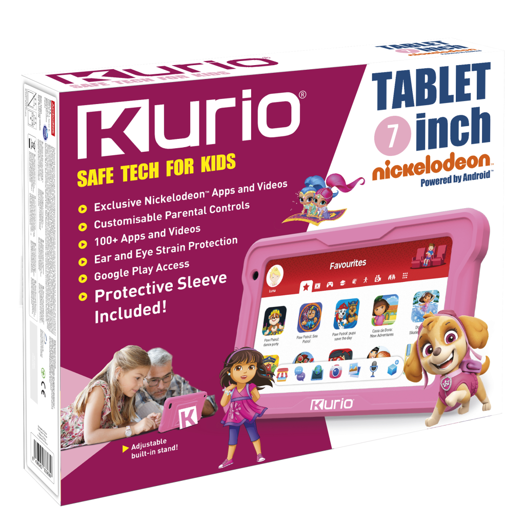 Kurio Kindertablet Premium Nickelodeon - Roze